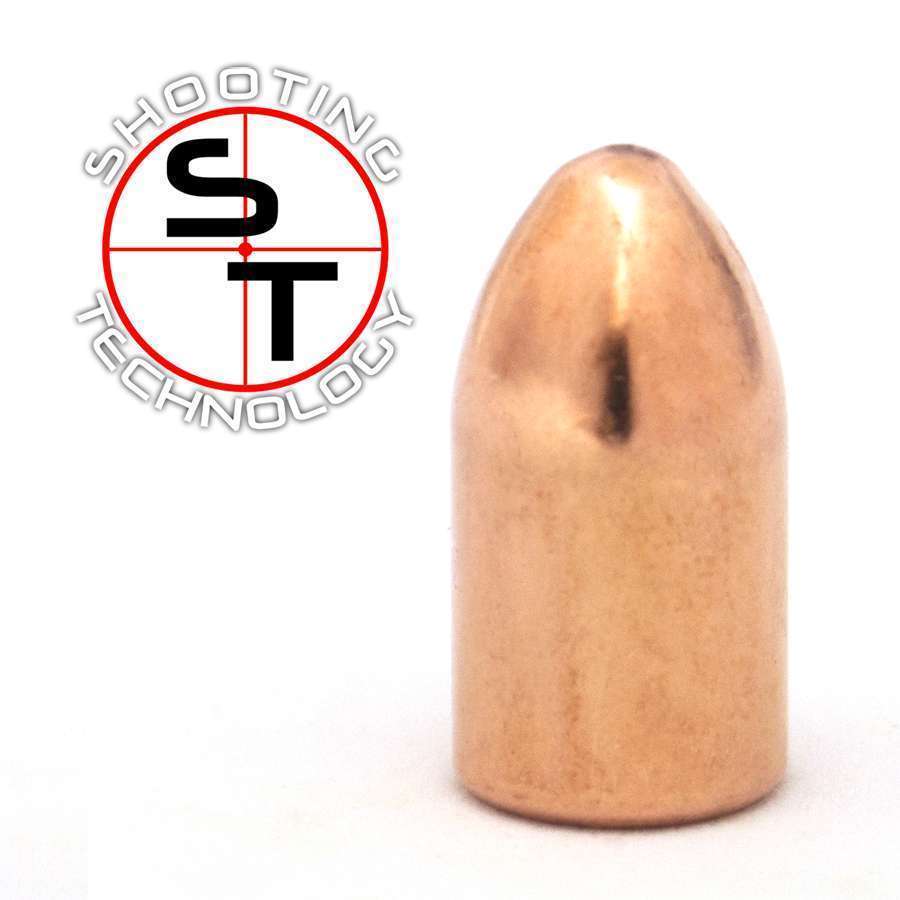 Copper Plated Bullet 9 mm RN 160 grains - EU Intra Community -Shooting ...