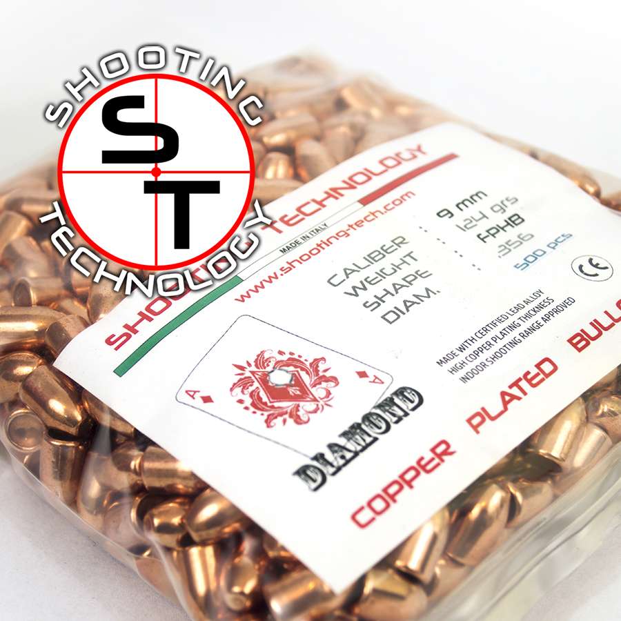 Diamond bullet Flat point Hollow Base 124 grani - EU Intra Community ...