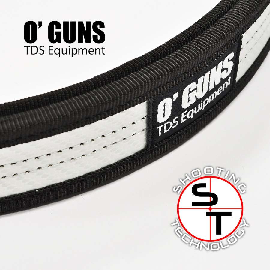 IPSC belt Silver CARBON. | Shooting Technology Italy
