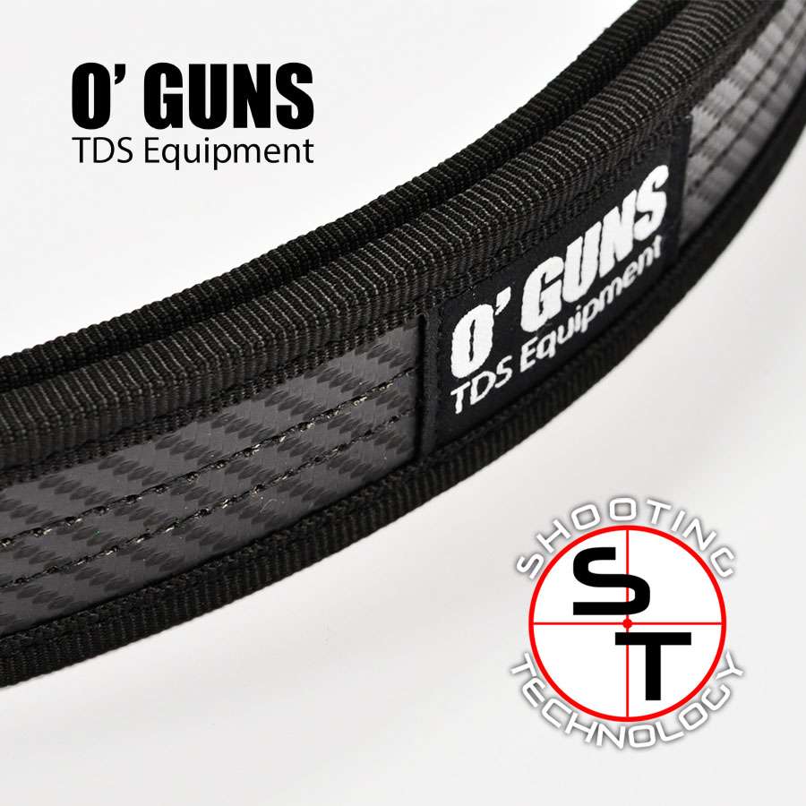 IPSC belt Black CARBON | Shooting Technology Italy